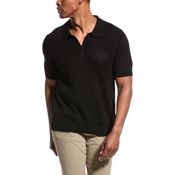 Truth | Shirts | Truth Open Knit Polo Sweater | Poshmark